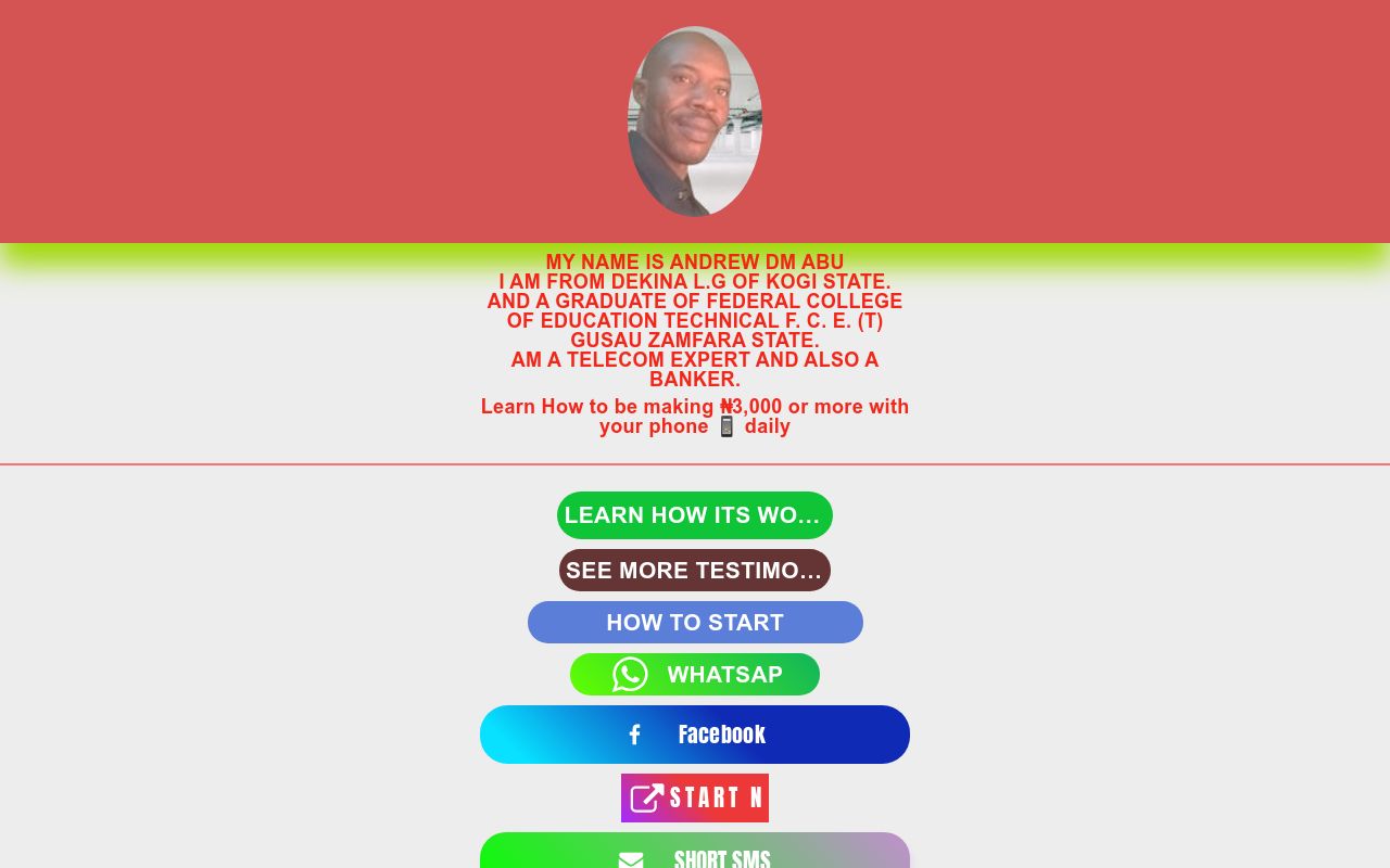 MR, ANDREW TELECOM EARNINGS